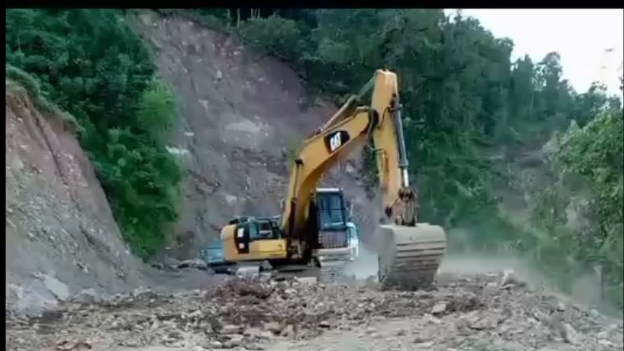 Excavator Build Road Construction | Excavator Videos | Excavator ...