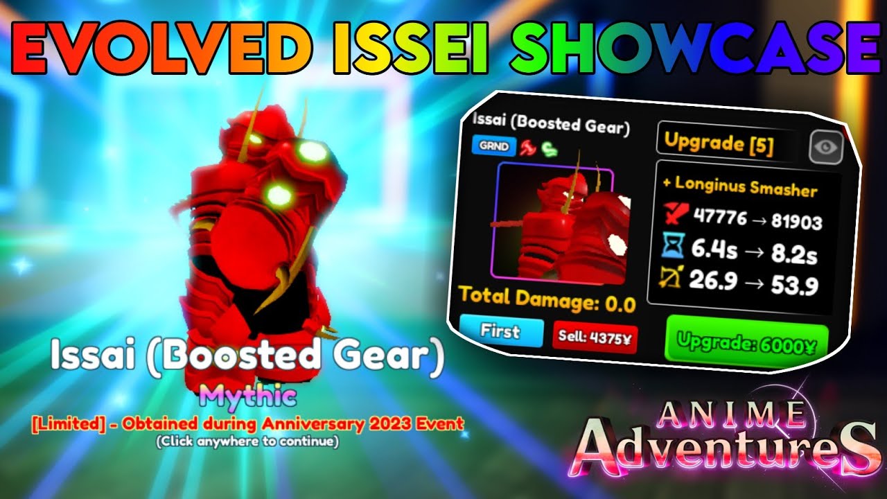 *NEW* EVOLVED ISSAI (BOOSTED GEAR) SHOWCASE + HOW TO EVOLVE! - YouTube