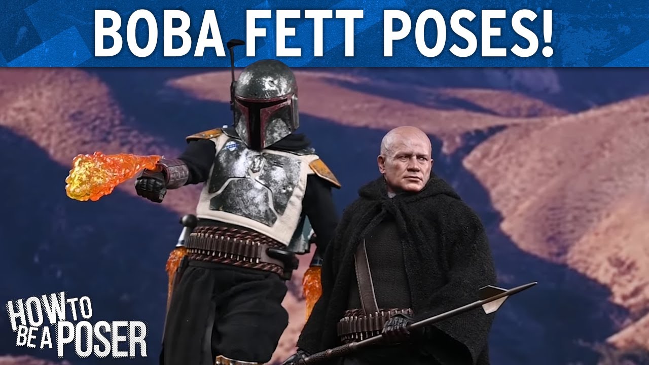 Hot Toys Boba Fett The Mandalorian Deluxe Figure Set Posing! | How To ...
