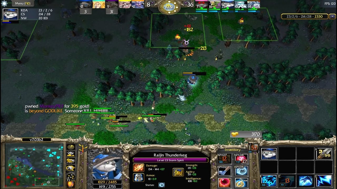 DOTA 1 Storm Spirit Beyond GODLIKE #32 (MULTI GAMEPLAY) - YouTube