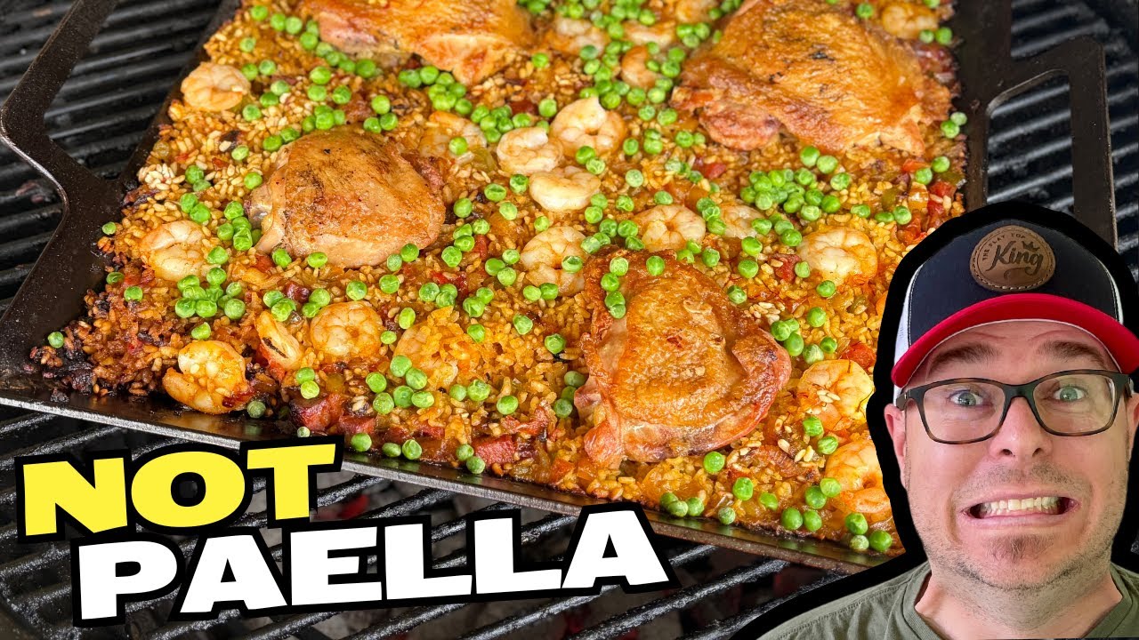 You CAN'T Call this Spanish Paella - But it was DANG GOOD! Paella on ...
