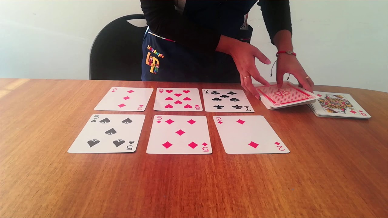 Para niños -Juego de cartas matemática. - YouTube