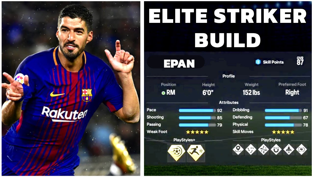 ELITE STRIKER BUILD | EA SPORTS FC 24 CLUBS BALLER BUILD - YouTube