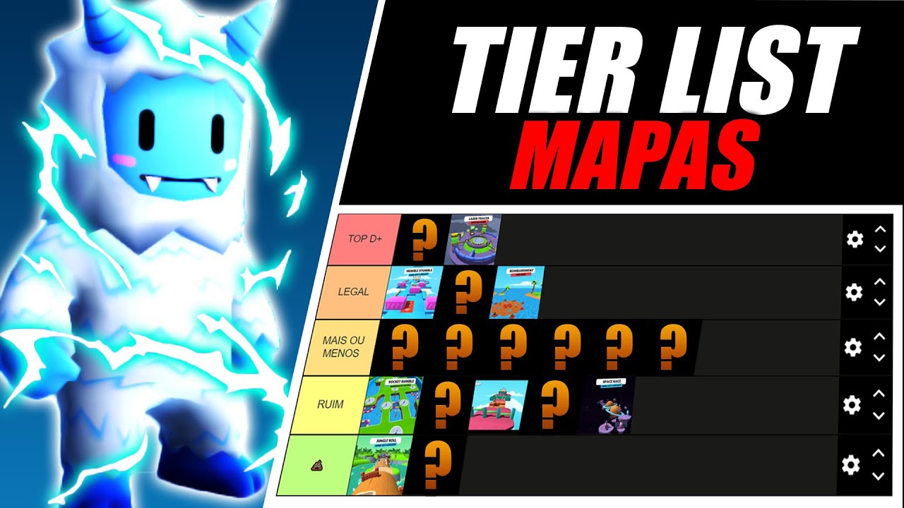 TIER LIST MAPAS DO STUMBLE GUYS YouTube tier-list-mapas-do-stumble-guys-youtube
