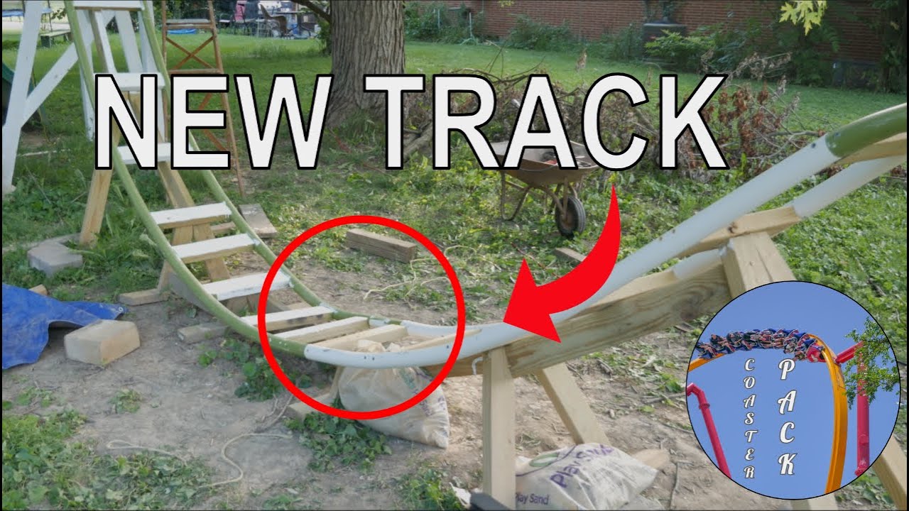 Backyard Coaster Update 3 - RETRACK - YouTube