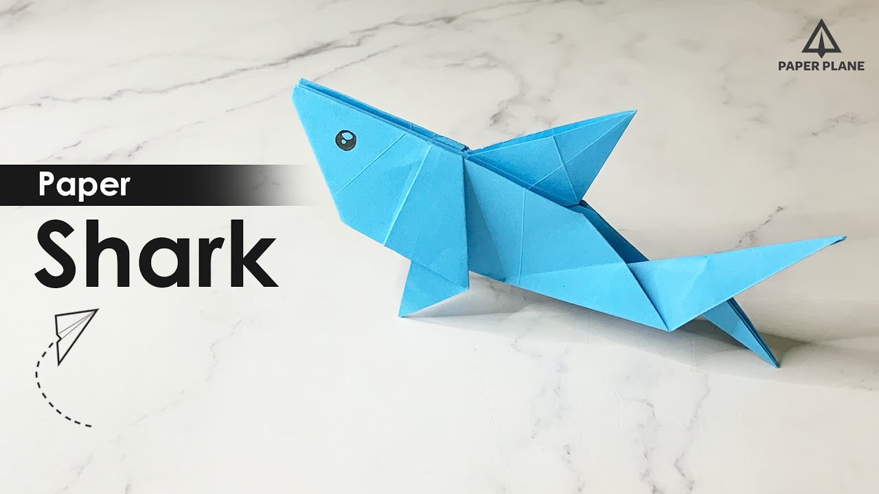 How To Make a Paper Shark / Origami Shark - YouTube