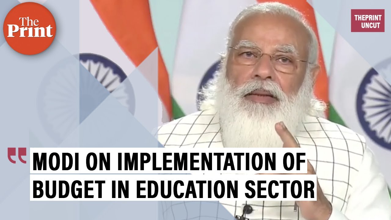 PM Modi addresses webinar on implementation of Budget in education ...