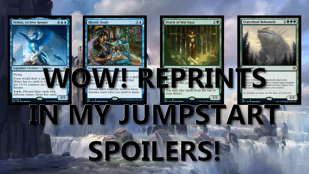 MTG Jumpstart Spoilers! Ormos, Archive Keeper, Rhystic Study, Oracle of Mul Daya, and More ...