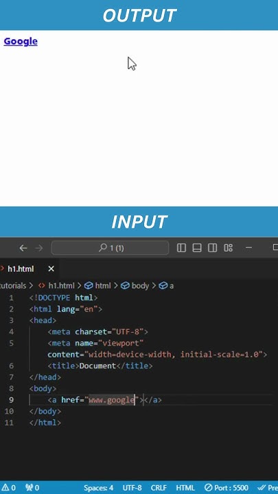 How To Use A Anchor Tag Coding Html Htmlbasics Code Htmltutorial Webdevelopment Youtube