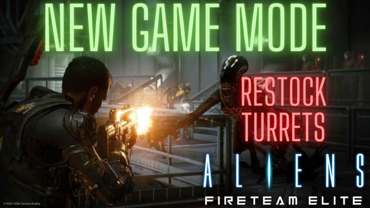 NEW GAME MODE | RESTOCK TURRETS | FULL PLAYTHROUGH | ALIENS: FIRETEAM ...
