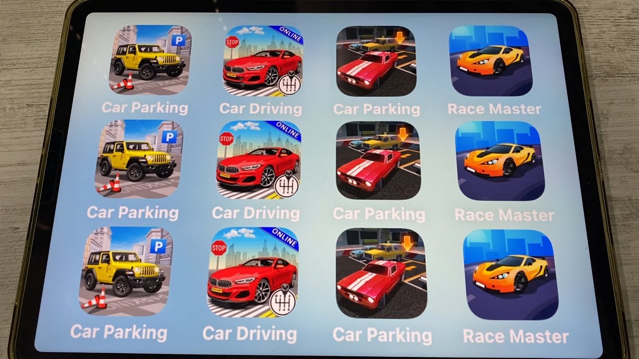 Car Parking, Car Driving, Car Parking Simulator and More Car Games iPad ...