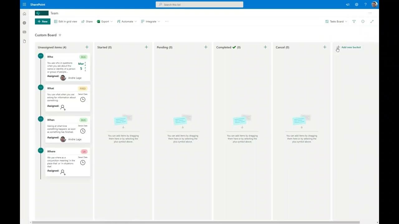 Microsoft List Board and custom Board formatting - YouTube