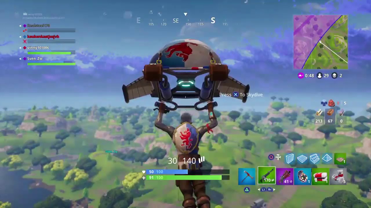 FORTNITE met oude controler - YouTube