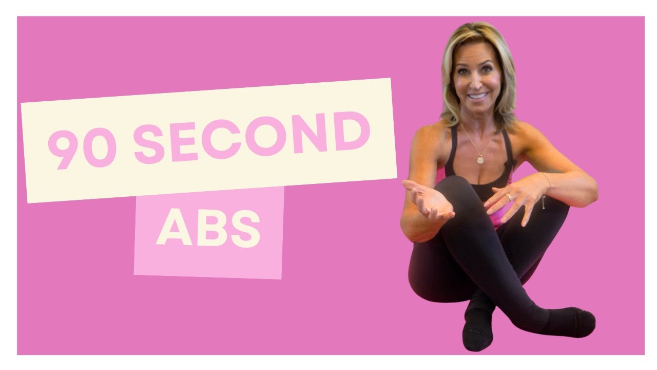 90 Second Abs | Workouts with Leslie Lowe - YouTube