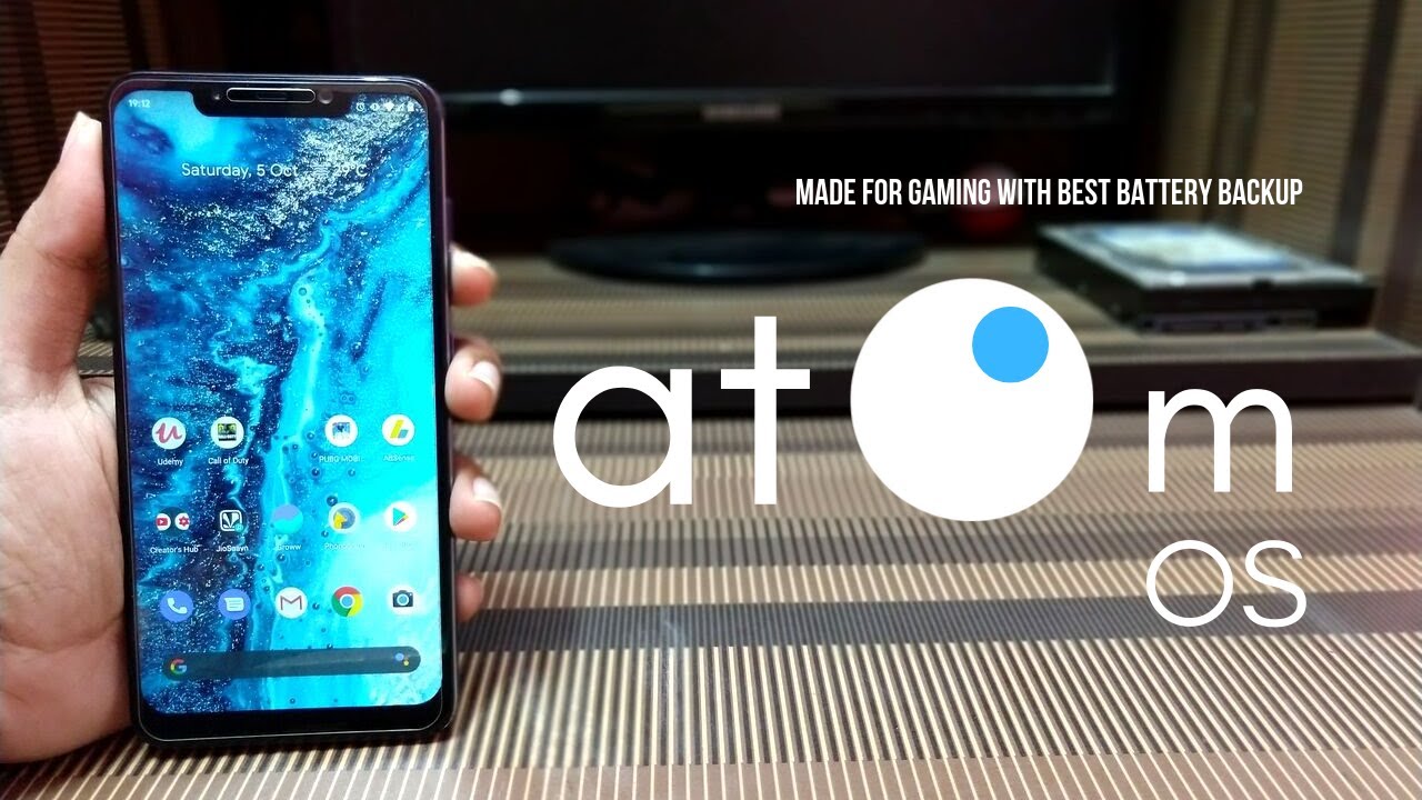 AtomOS | Android 10 ROM | Review with Gaming Performance ft. Poco F1 ...