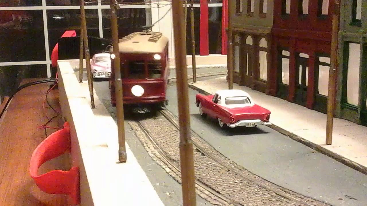 Interurban/Streetcar layout - YouTube