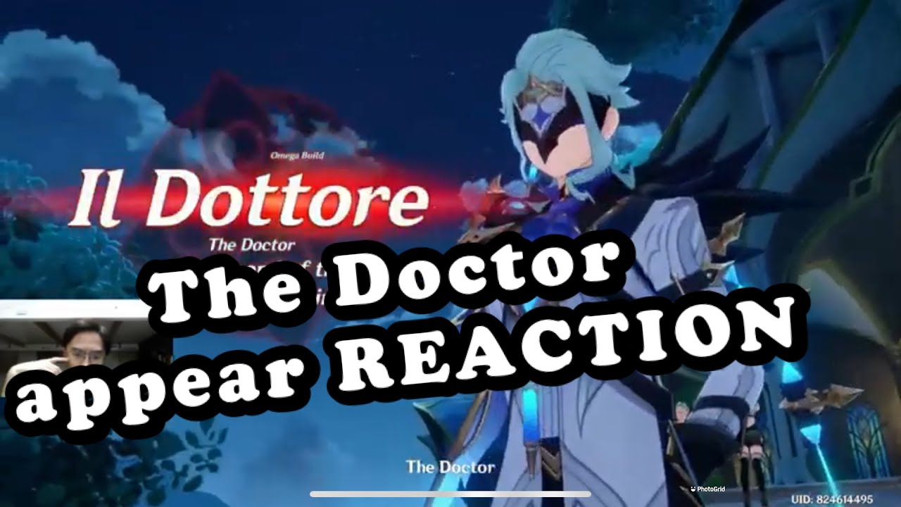 Dottore The Doctor cutscene REACTION archon quest 3.1 (Genshin Impact ...