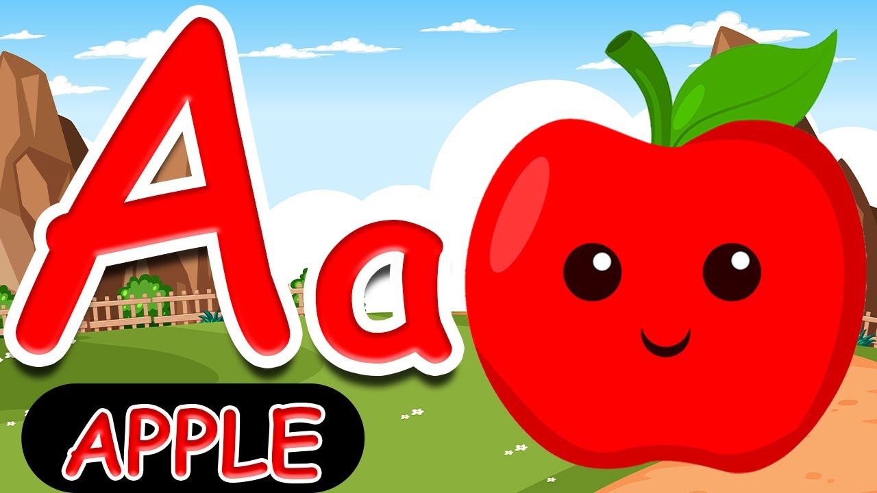 Phonics Song with TWO Words - A For Apple - ABC Alphabet Songs with ...