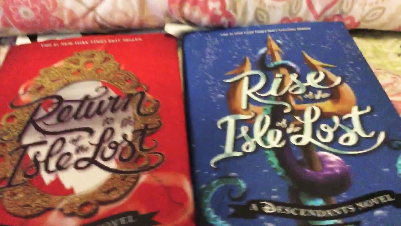 Disney descendants book collection! ( melissa de La cruz ) - YouTube