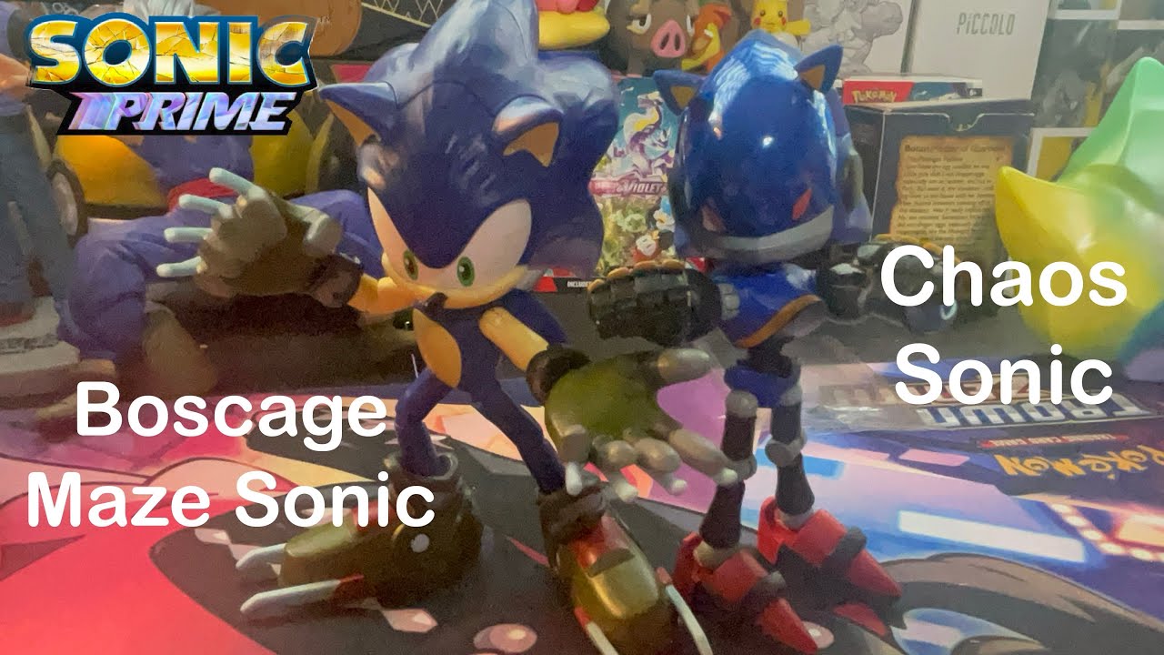 Sonic Prime! | Boscage Maze Sonic & Chaos Sonic Jakks Pacific Review ...