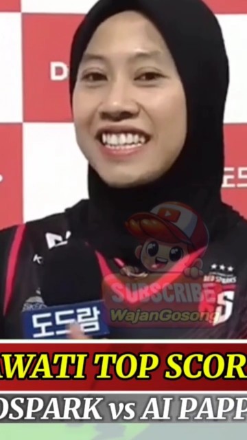 Pernyataan MEGAWATI saat meraih MVP red spark vs ai papper round 6 # ...