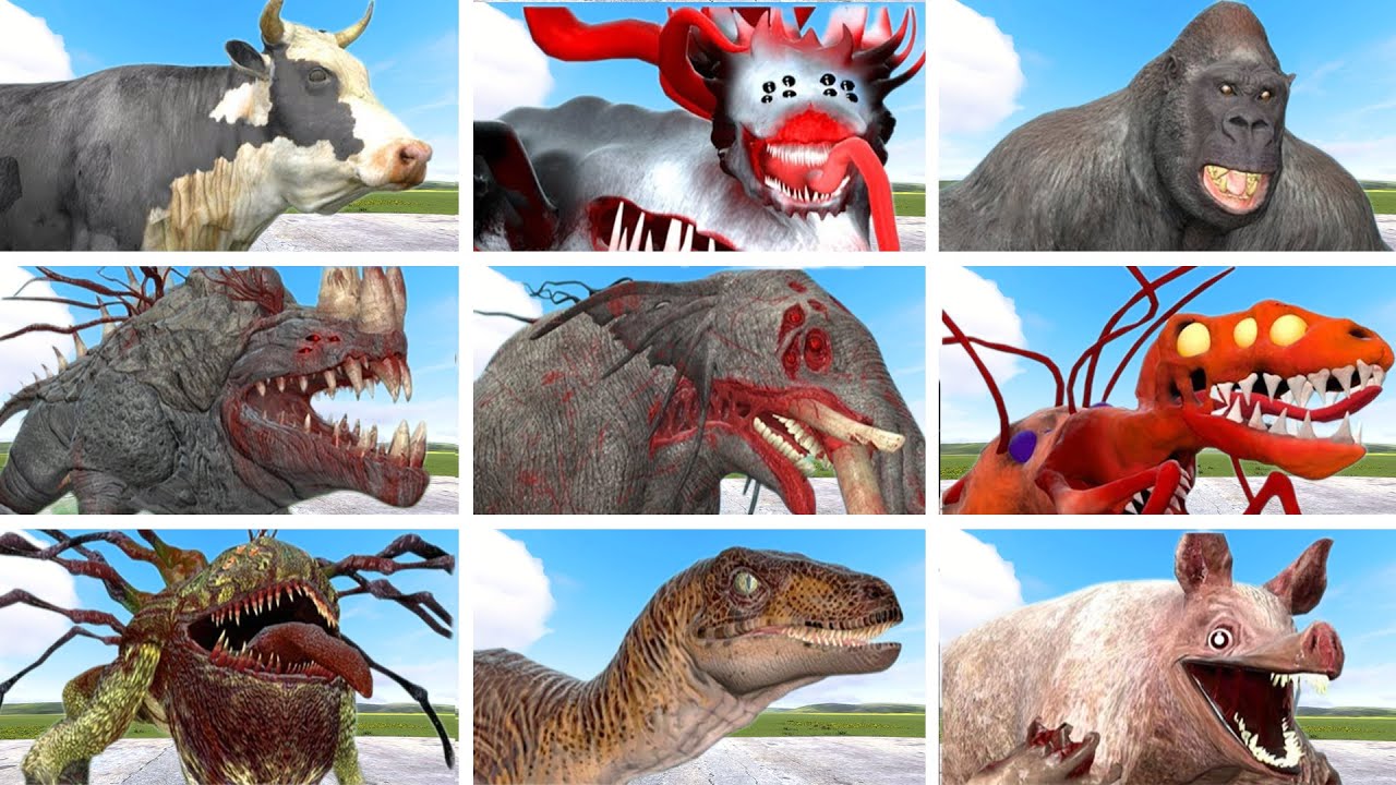 GROWING OF ZOOCHOSIS 2 MUTATED ANIMALS! VS ALL ZOOCHOSIS ORIGINAL ...