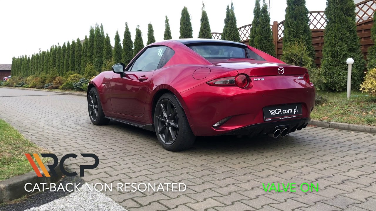 Mazda MX-5 ND | RCP Exhausts | Cat-Back Exhaust + Valves - YouTube