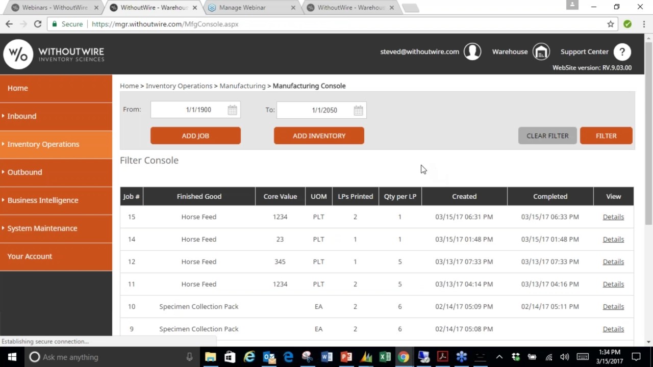 WithoutWire Manufacturing Demo - YouTube