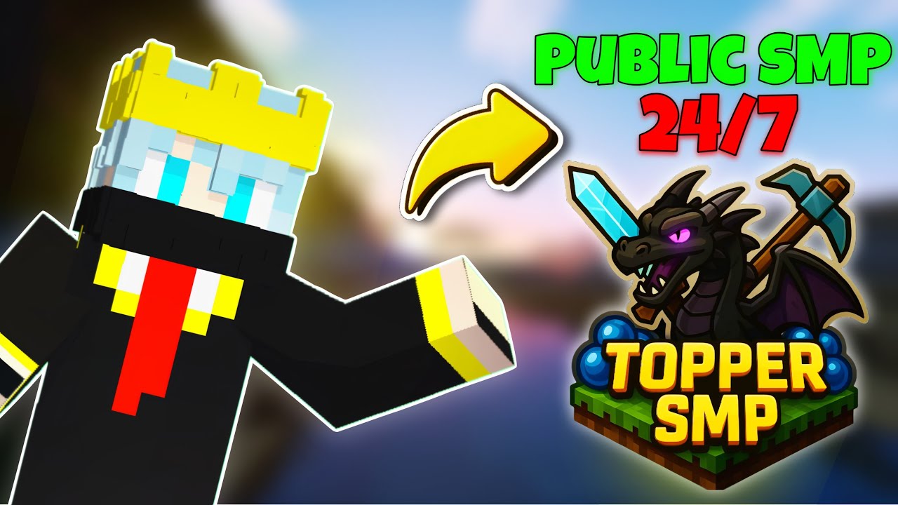 🔴Day-1 in Topper SMP | Public Server | Live 🔴 - YouTube