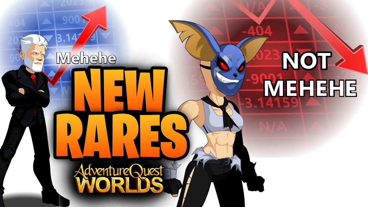 Crazy Good RARES Shop! MEME Rares! AQW - YouTube