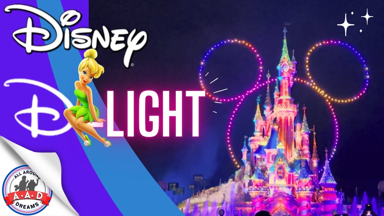 1ER SHOW de DRONES DISNEYLAND PARIS : DISNEY D-LIGHT - YouTube
