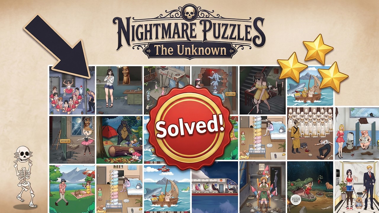 Nightmare Puzzles: The Unknown All Levels 1-100 Walkthrough! 🎯 (Full ...