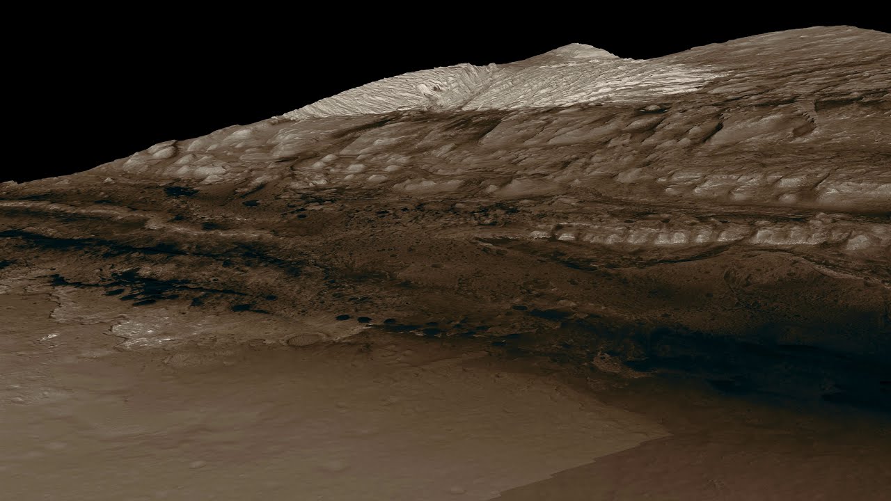 Mars Tour #22 Gale Crater - Aeolis Mons in 4k - YouTube