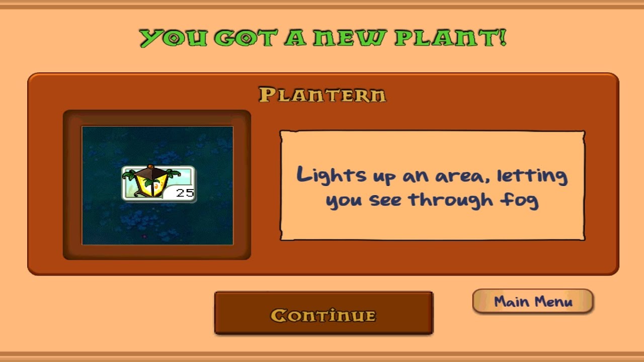 Plants Vs. Zombies | Level 4-2 | Plantern - YouTube