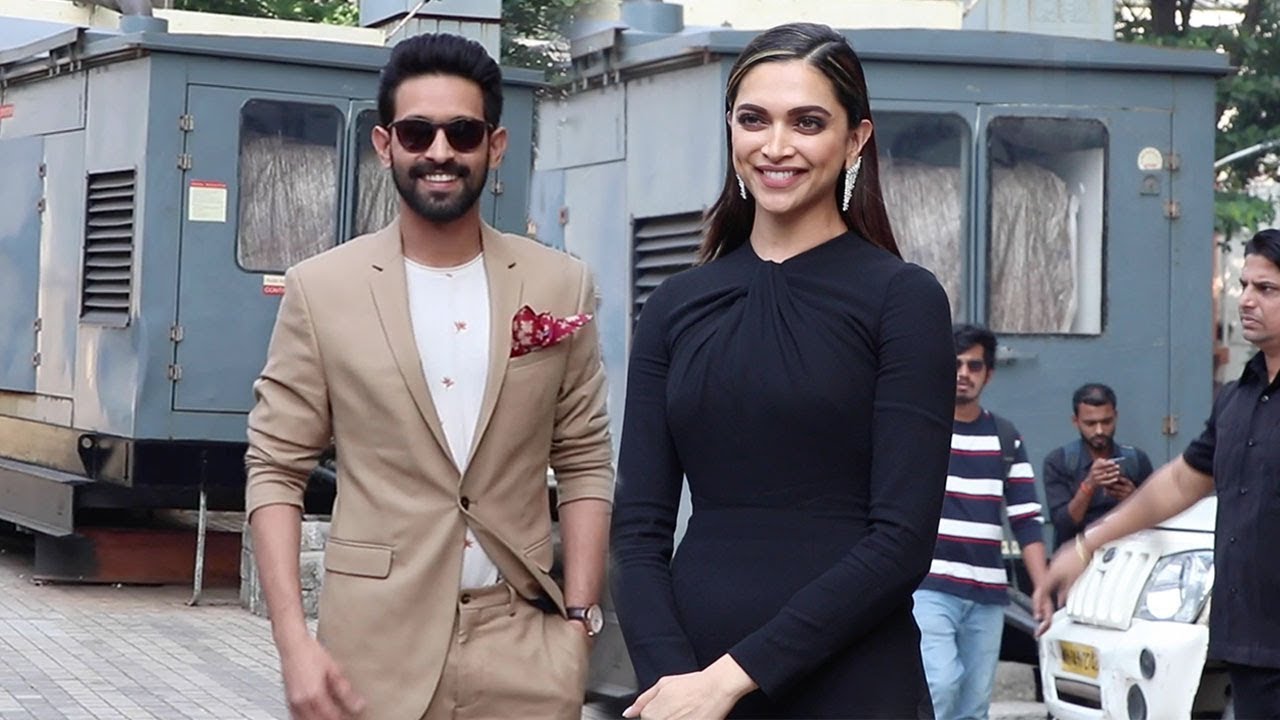Deepika Padukone Arrives in Sensational New Look Wid Vikrant Massa ...