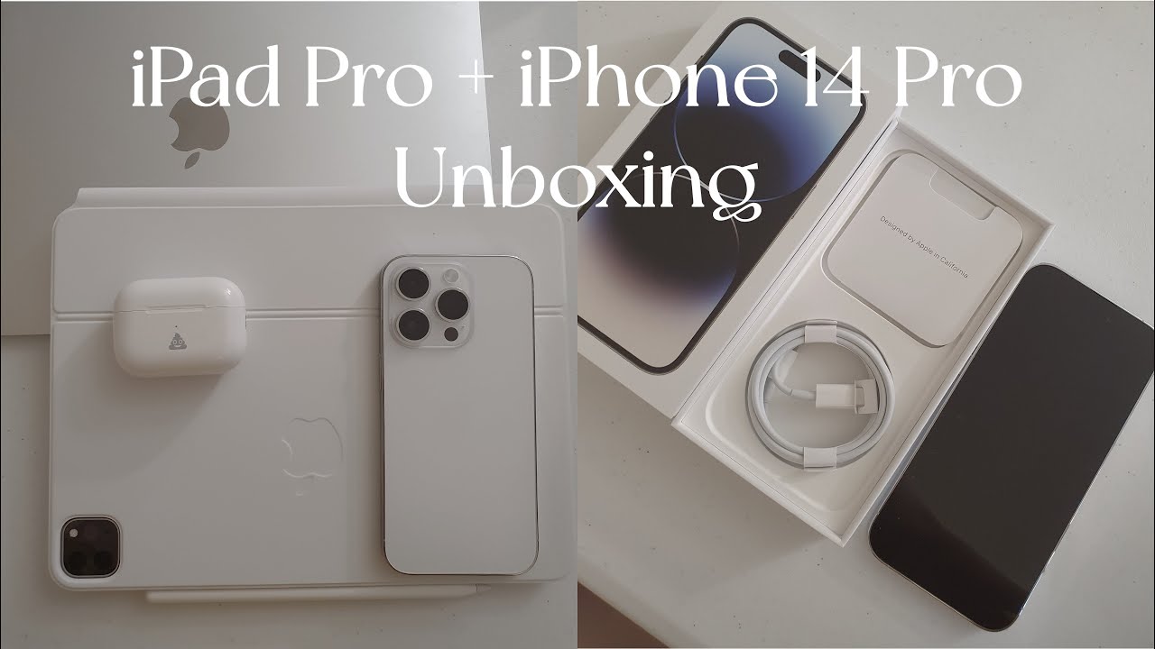 🍎iPad Pro 11-in (4th gen), iPhone 14 Pro Unboxing | Student Discount ...