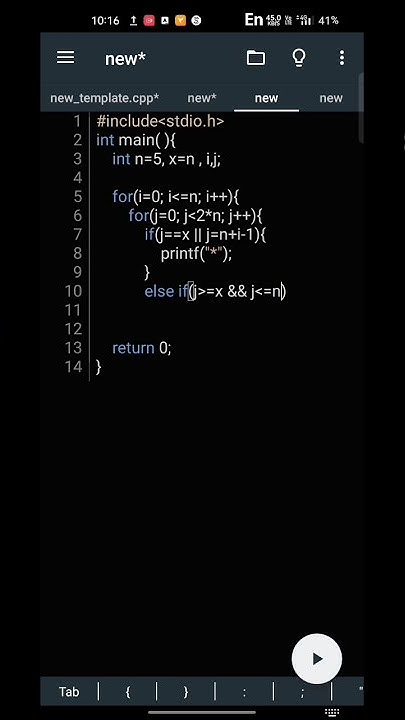 A shape Pattern | c language for beginners #c #trending #shortfeed #shorts - YouTube