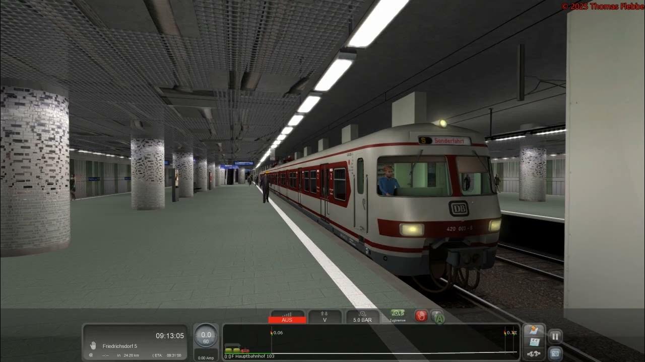 TS 2025 Sonderfahrt mit der Karminroten S Bahn BR 420 nach Friederichsdorf - YouTube