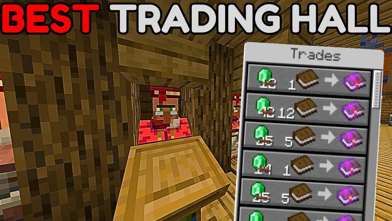 Can You REALLY Build The ULTIMATE Minecraft Trading Hall - YouTube