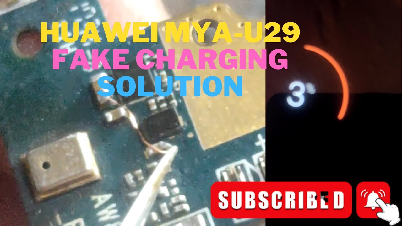 Huawei mya-u29 fake charging solution - YouTube