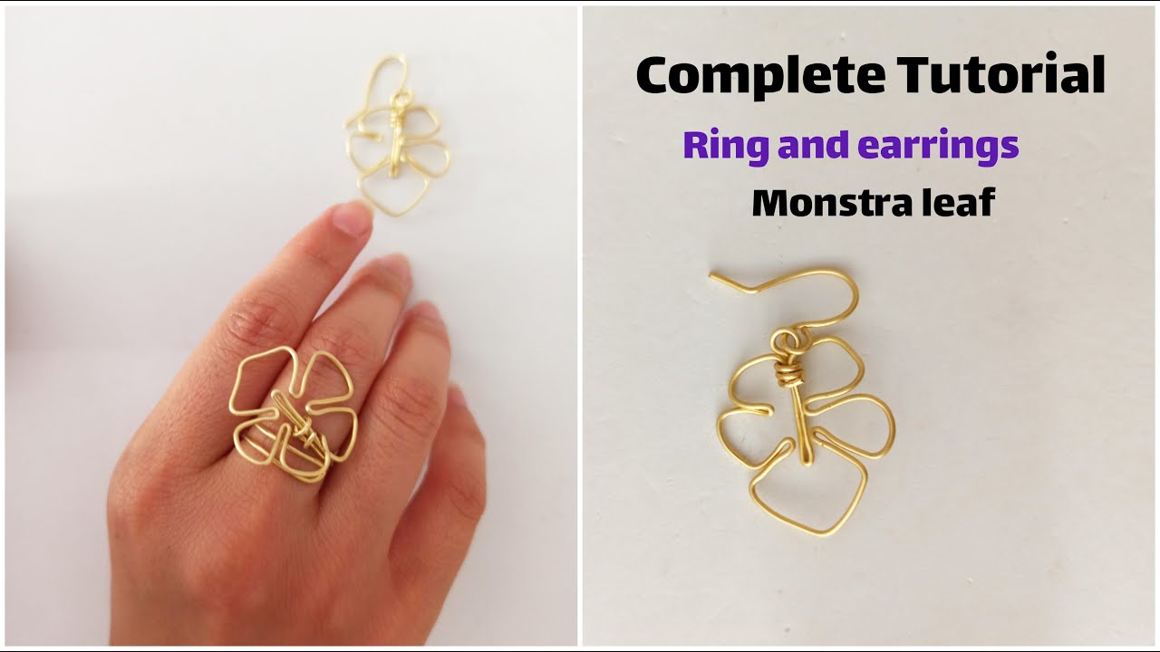 How to make wire jewelry - Handmade wire ring - wire pendant tutorial ...