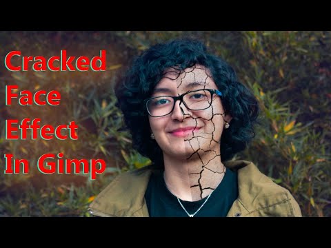 Gimp: How To Make Cracked Face In Gimp - YouTube
