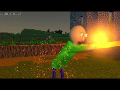 Herobrine watches Steve and Baldi fight in Baldi vs Herobrine 5 but ...