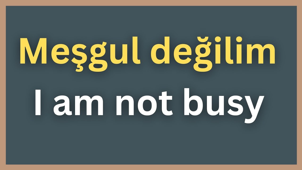 Learn Turkish - 400 Phrases For Beginners in Turkish | @Turkish2D - YouTube