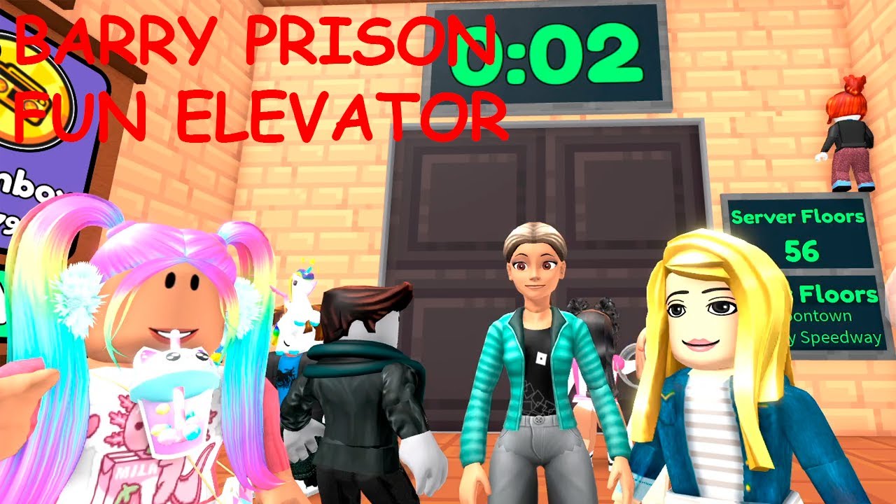 BARRY PRISON FUN ELEVATOR - ROBLOX - YouTube