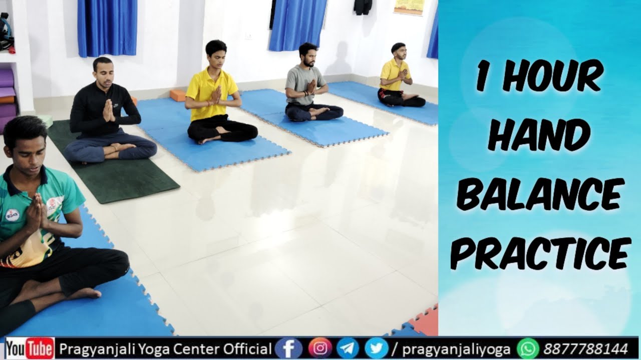1 hour hand balance practice - YouTube