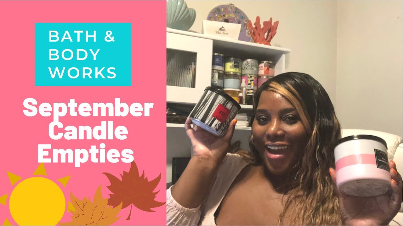 Bath & Body Works September Candles Empties - YouTube