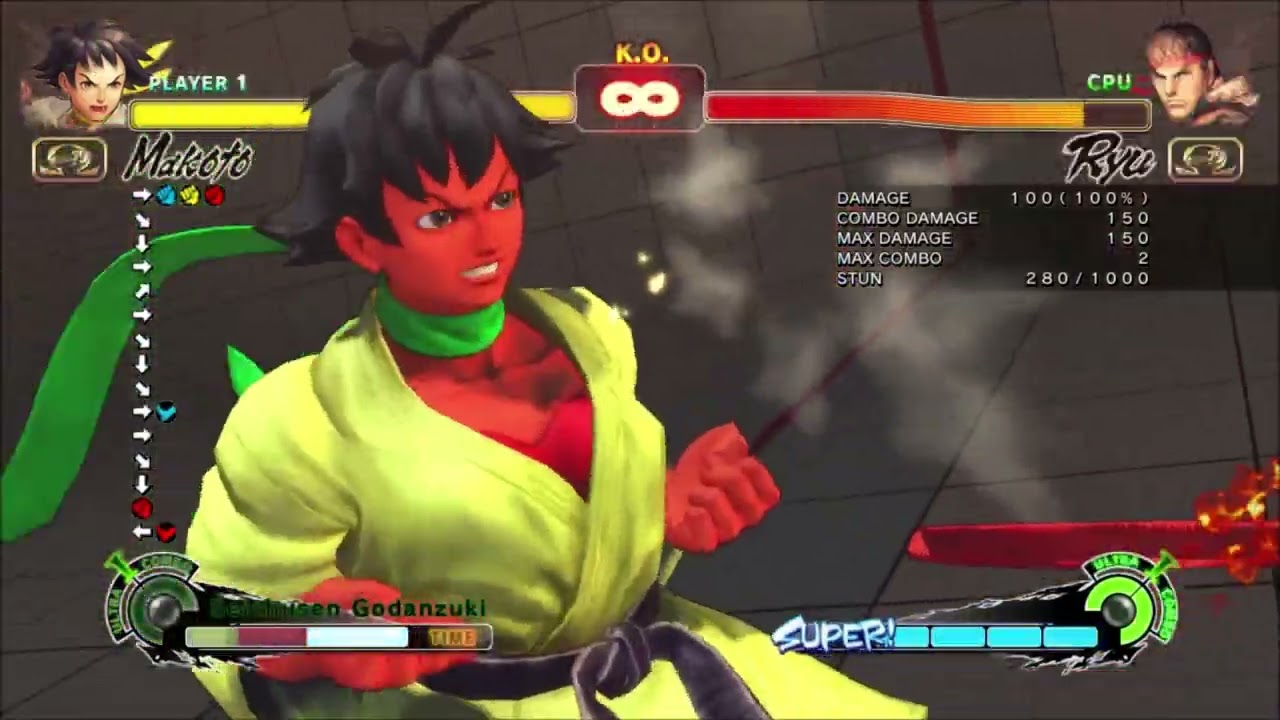 SF4 Omega at a Glance - Makoto (NEW, not a reupload) - YouTube