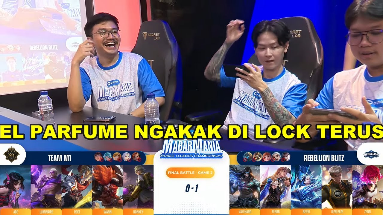 M1 MODE SERIUS ! MAS ADE DILOCK MULU 🤣 TEAM M1 VS REBELLION BLITZ GAME ...