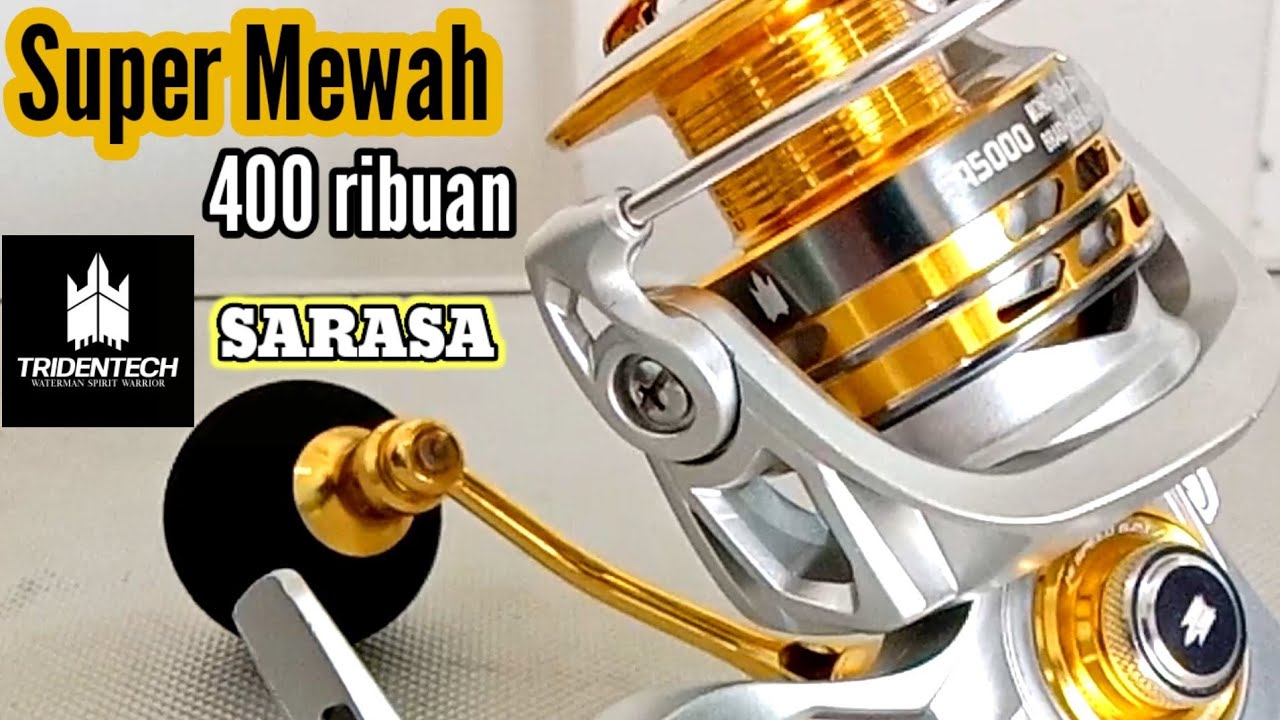 REEL SW MEWAH HARGA MURAH TRIDENTECH SARASA - YouTube